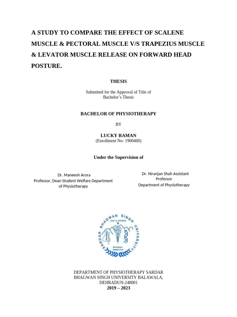 Kavita[Mam Thesis Editing] | PDF | Vertebra | Human Anatomy