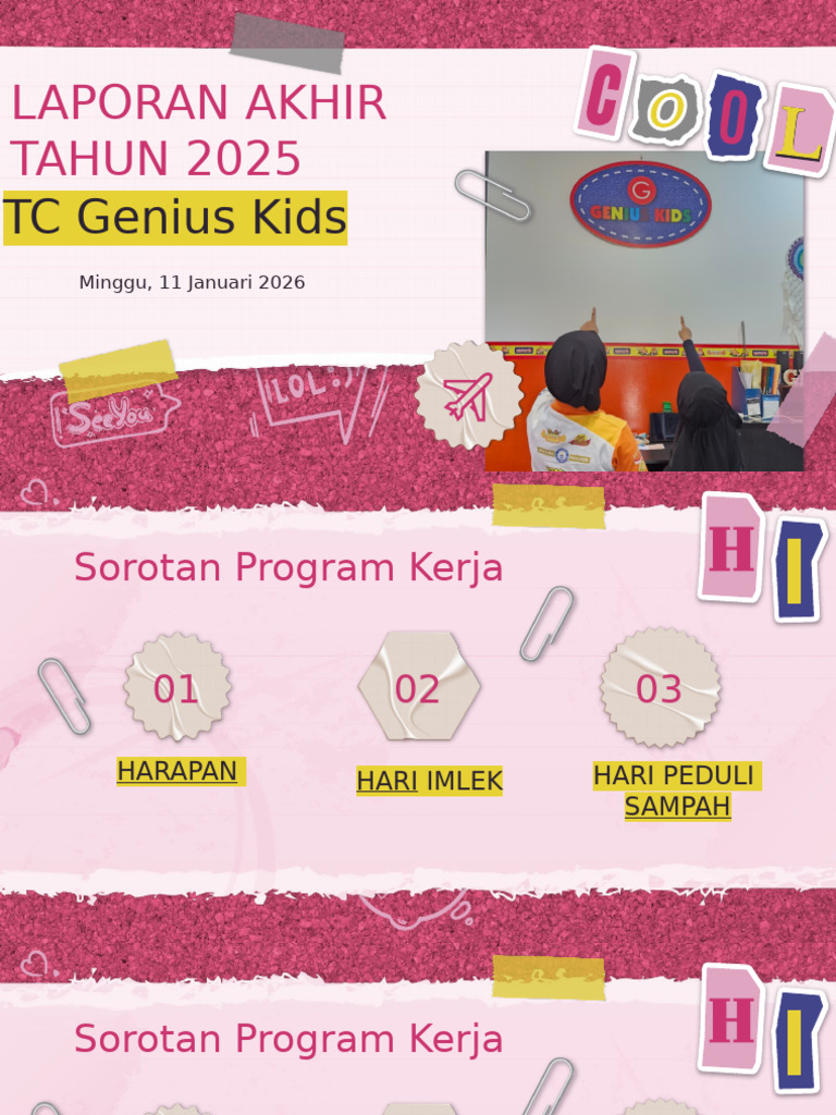 Sorotan Program TC Genius Kids 2025 | PDF
