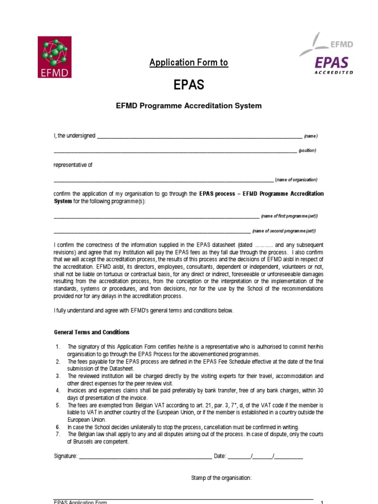 Epas Application Form | PDF | Invoice | Justice