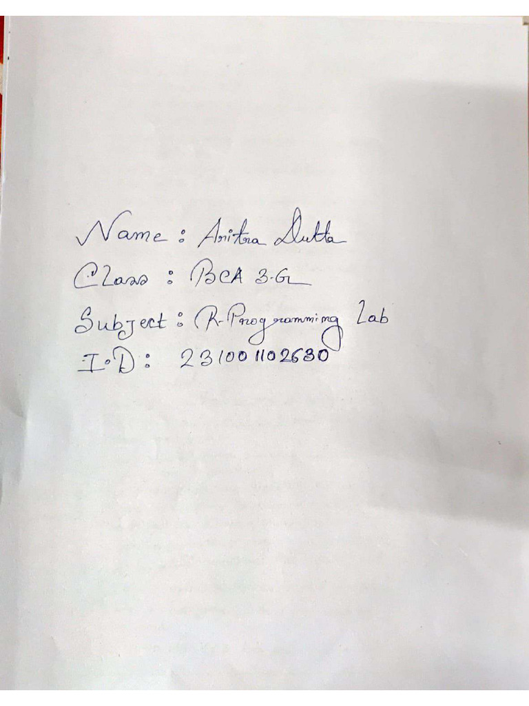 Aritra Dutta 2630 R Programming Assignment 2 | PDF