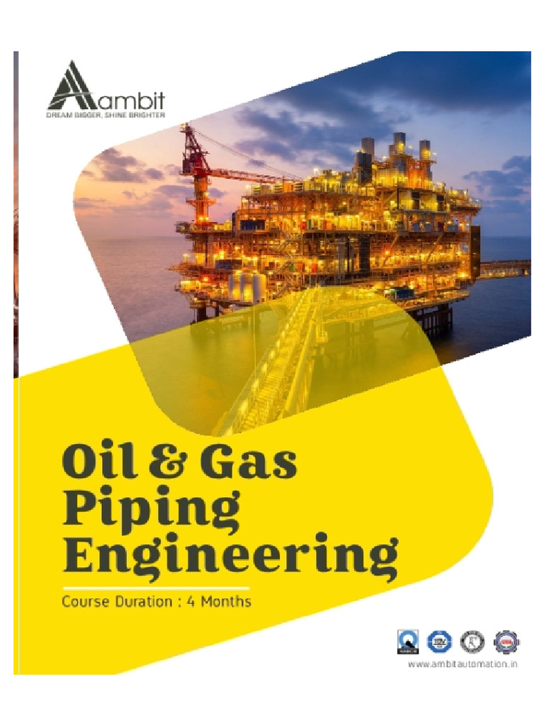 Oil & Gas Piping Engineering | PDF