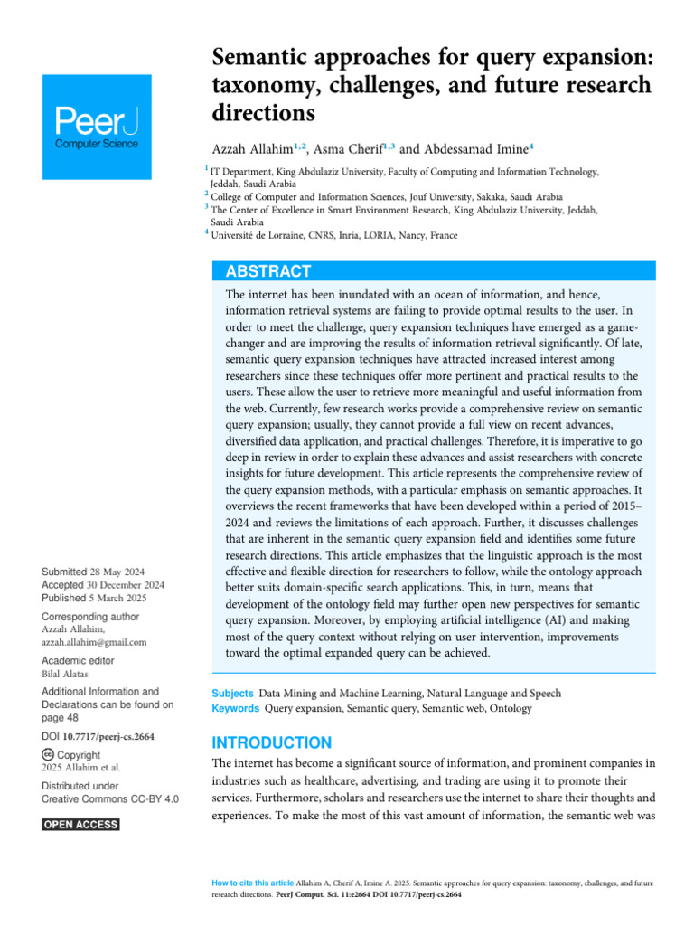 peerj-cs-11-2664 | PDF | Information Retrieval | Learning