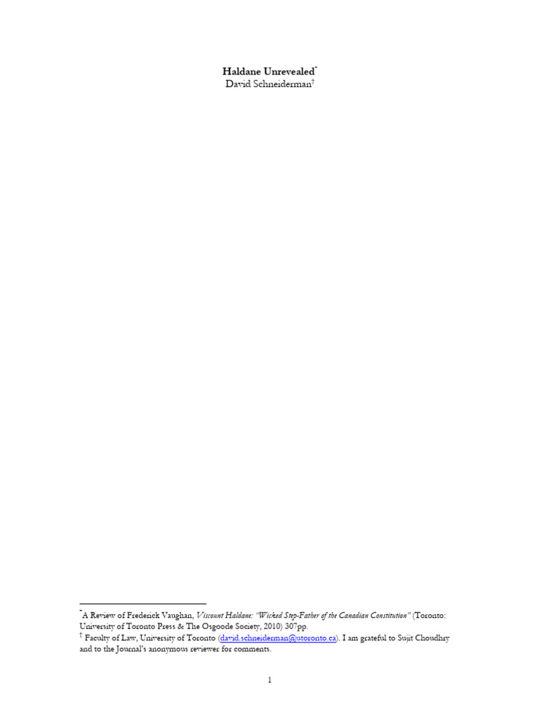Ssrn-1965593 Haldane Unrevealed | PDF | Georg Wilhelm Friedrich Hegel ...