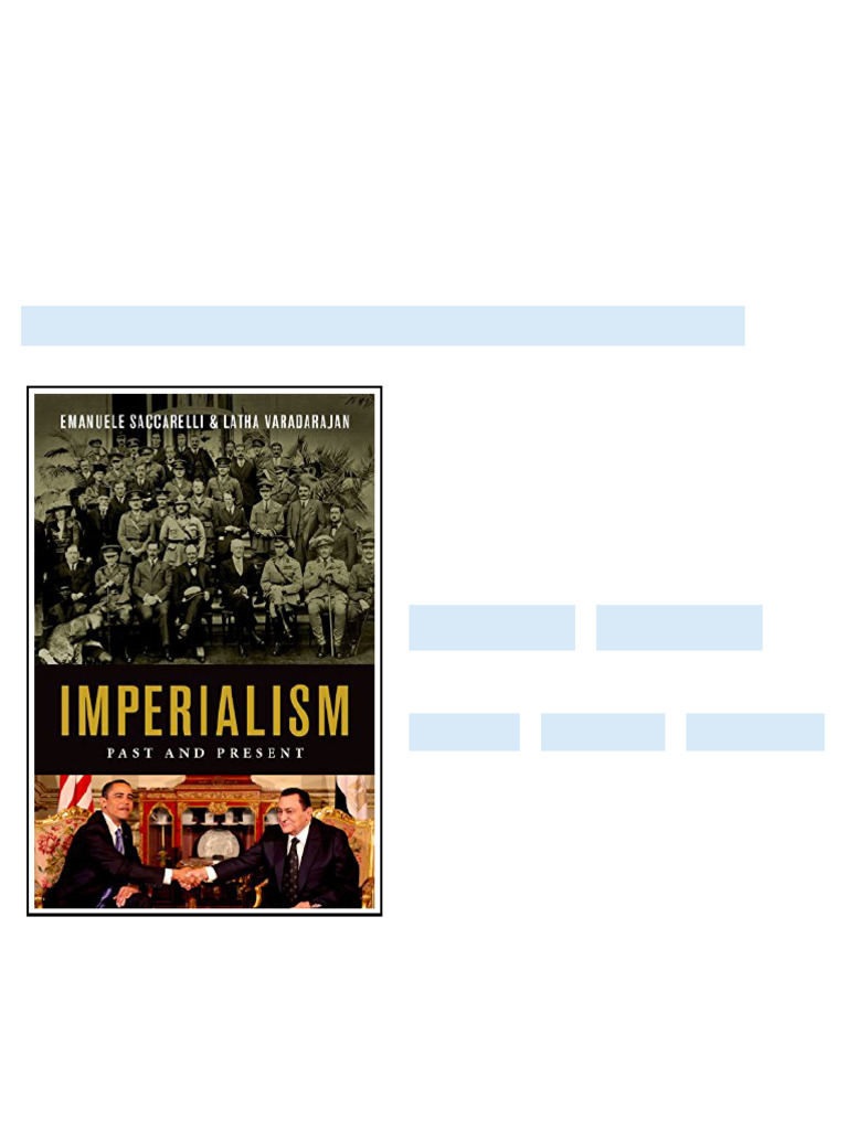 (Ebook) Imperialism Past and Present by Emanuele Saccarelli, Latha ...