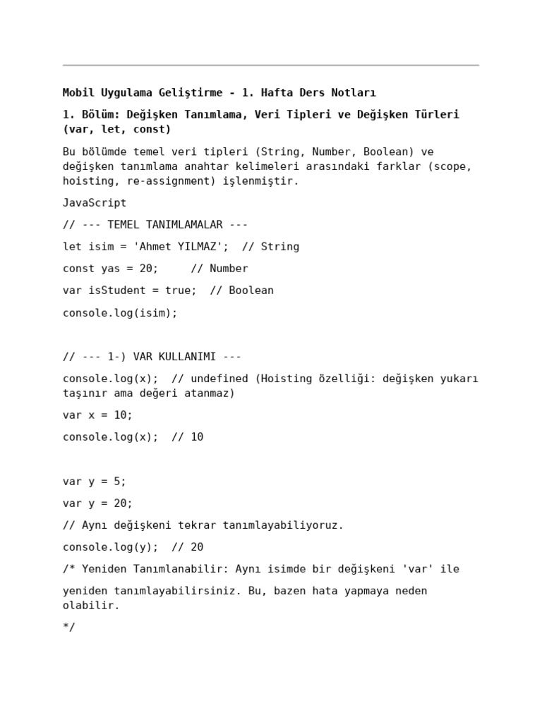 Mobil Uygulama Geliştirme Final | PDF