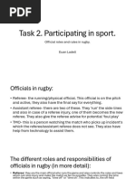 Beginners Rugby Guide | PDF | Sports & Recreation