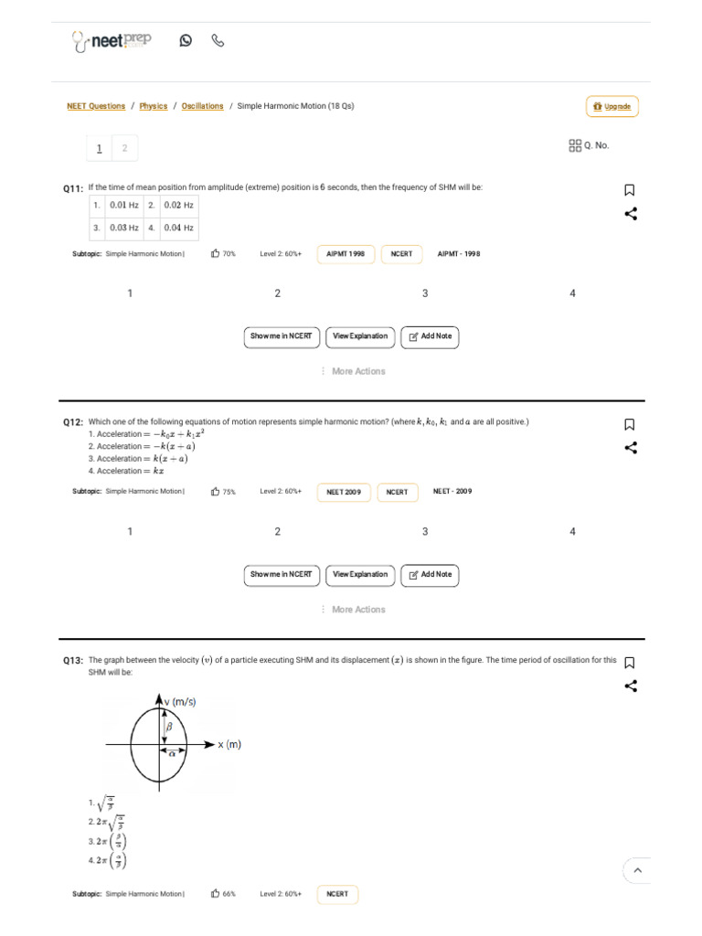 Simple 2 | PDF | Oscillation | Mechanics
