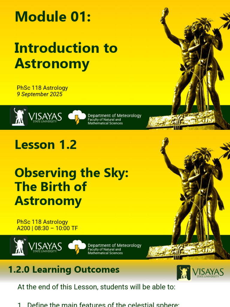 Astronomy (BSEd Science Major) Mod 1.2 | PDF | Planets | Solar System