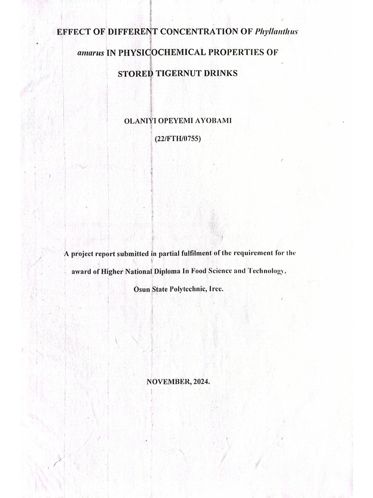 My Final Year Project | PDF