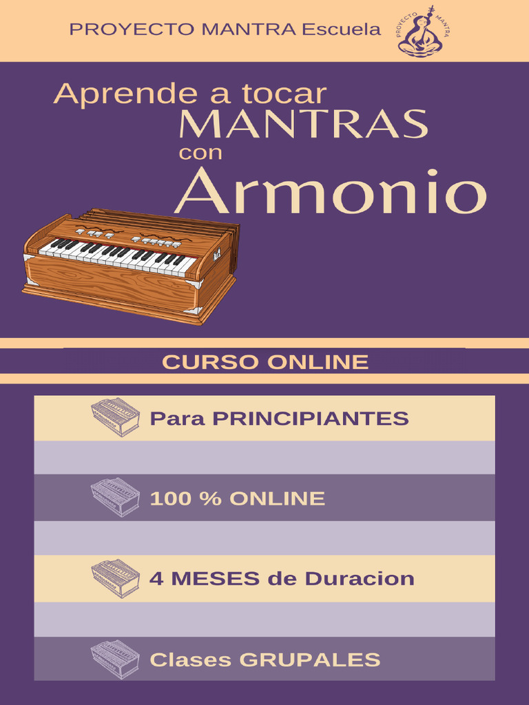 Curso de Mantras con Armonio 2026 | PDF