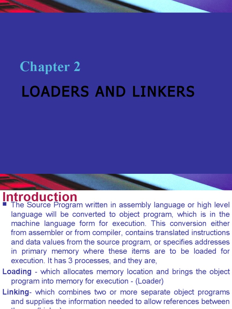 CH03 Loaders and Linkers | PDF | Library (Computing) | Computer Program