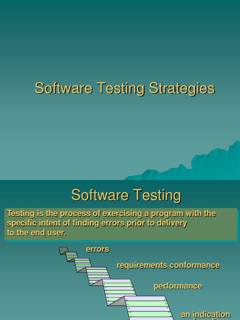 Software Testing Strategies | PDF | Software Testing | Unit Testing