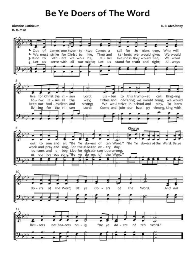 Be Ye Doers of the Word | PDF