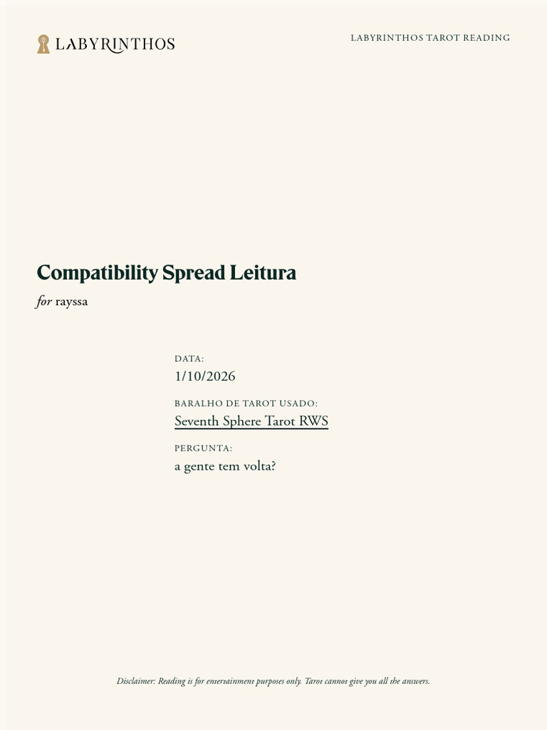 labyrinthos_1768028352360 | PDF | Tarô