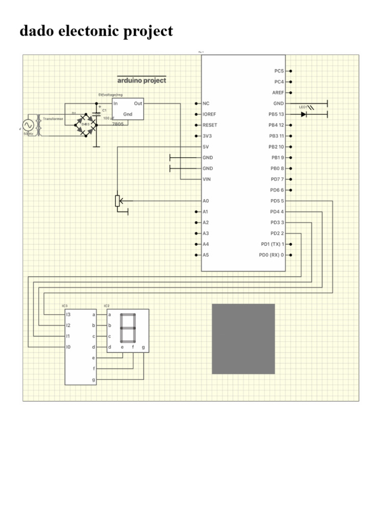 Dado Electonic Project | PDF
