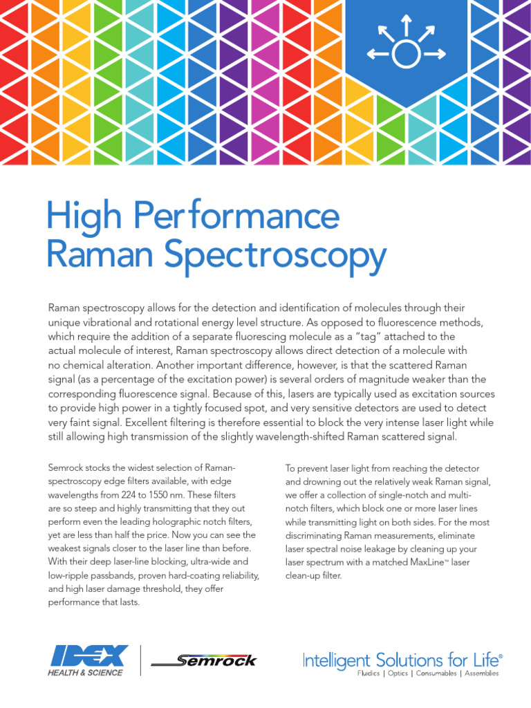 High-Performance Raman Filters Overview | PDF | Raman Spectroscopy ...