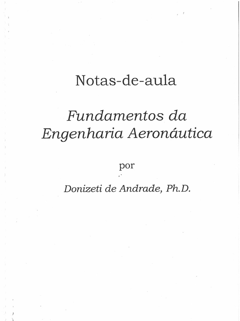 Fundamentos Da Engenharia Aeronautica Pdf