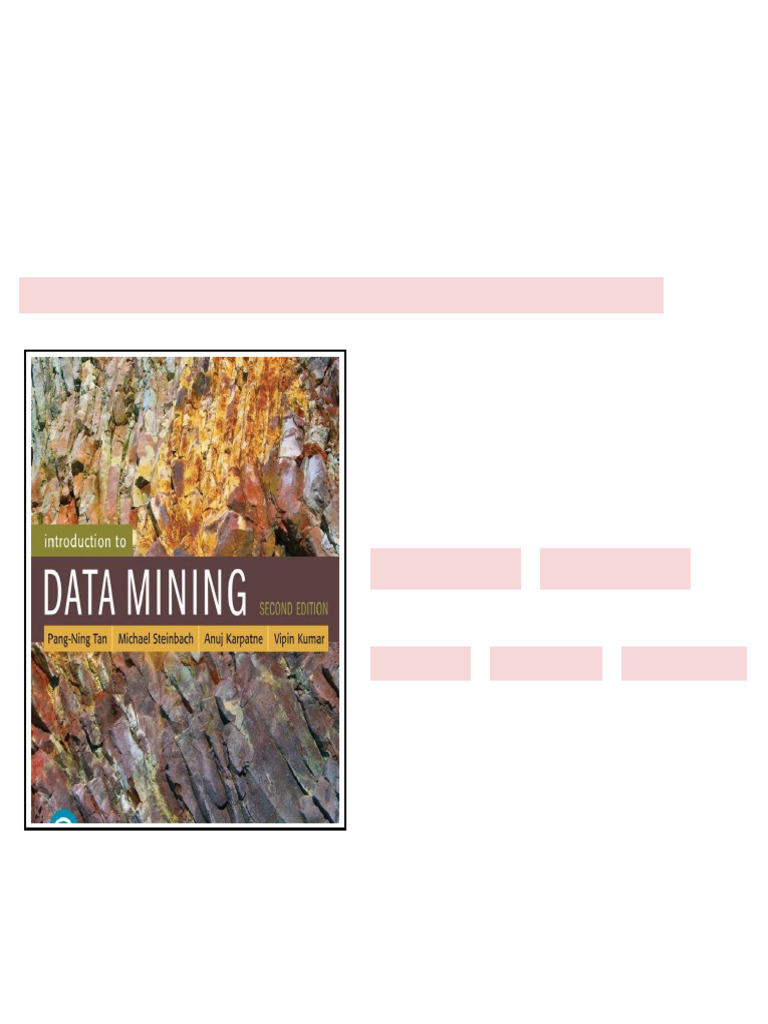 Solution Manual for Introduction to Data Mining 2nd by Tan pdf available | PDF | Nursing | Economics