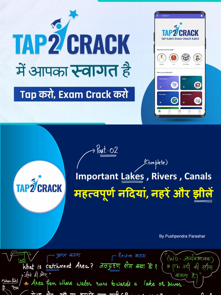 822_Important_Rivers_River_Linking_Project_Lakes_&Import | PDF