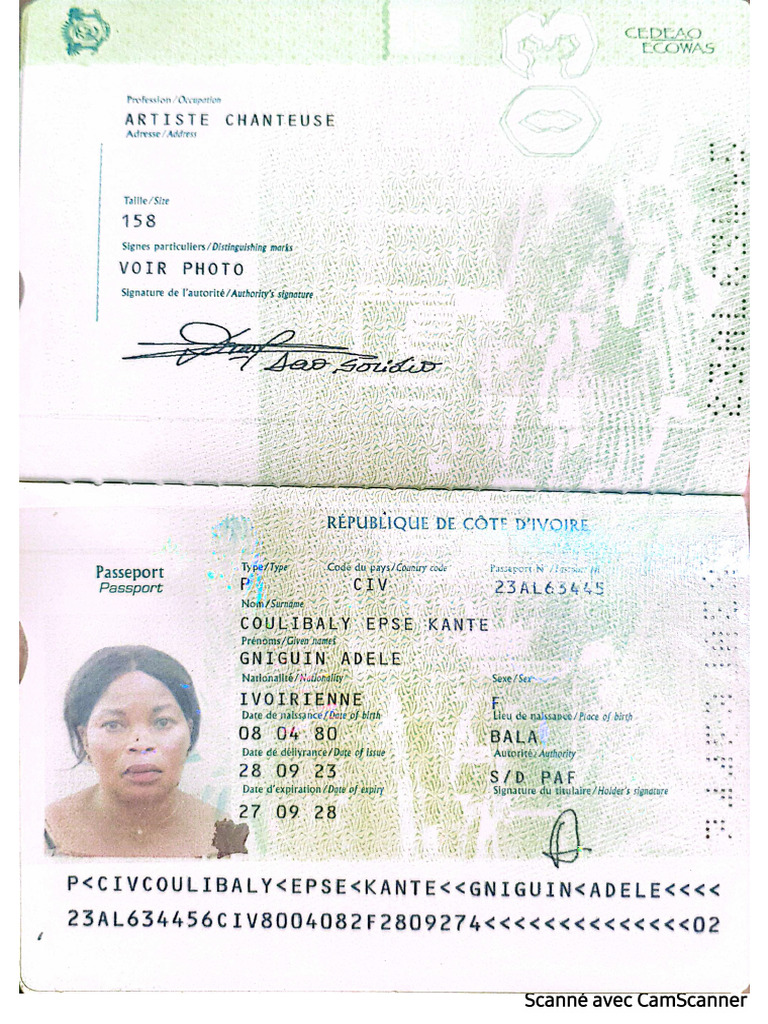 Pass Madame KANTÉ | PDF