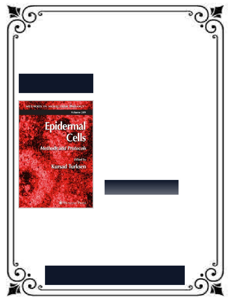 Epidermal Cells Methods and Protocols 1st Edition Annalisa Pirrone ebook optimized epub/pdf ...
