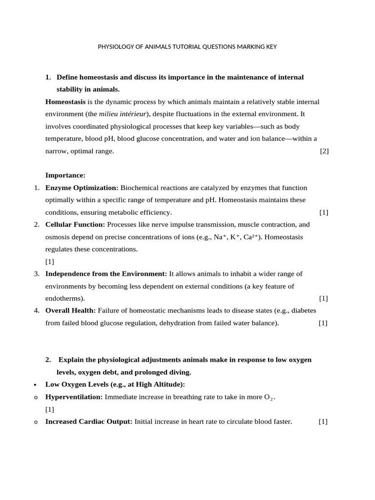 Animal Physiology: Homeostasis & Adaptations | PDF | Menstrual Cycle ...
