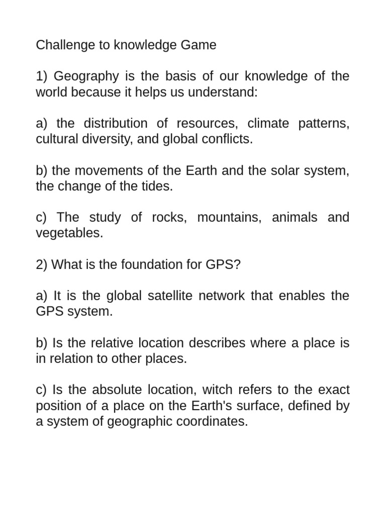 Reto Al Conocimiento GHC 1ero C | PDF | Map | Geography