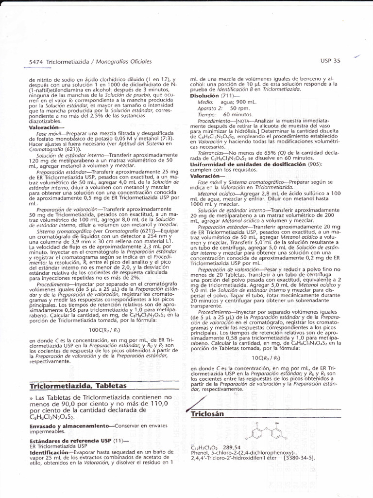 TRICLOSAN | PDF | Compuestos químicos | Sustancias químicas