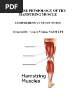 Hamstring Strain Overview and Management | PDF | Physical Therapy ...