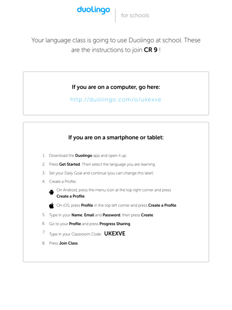 Duolingo Classroom.pdf | PDF