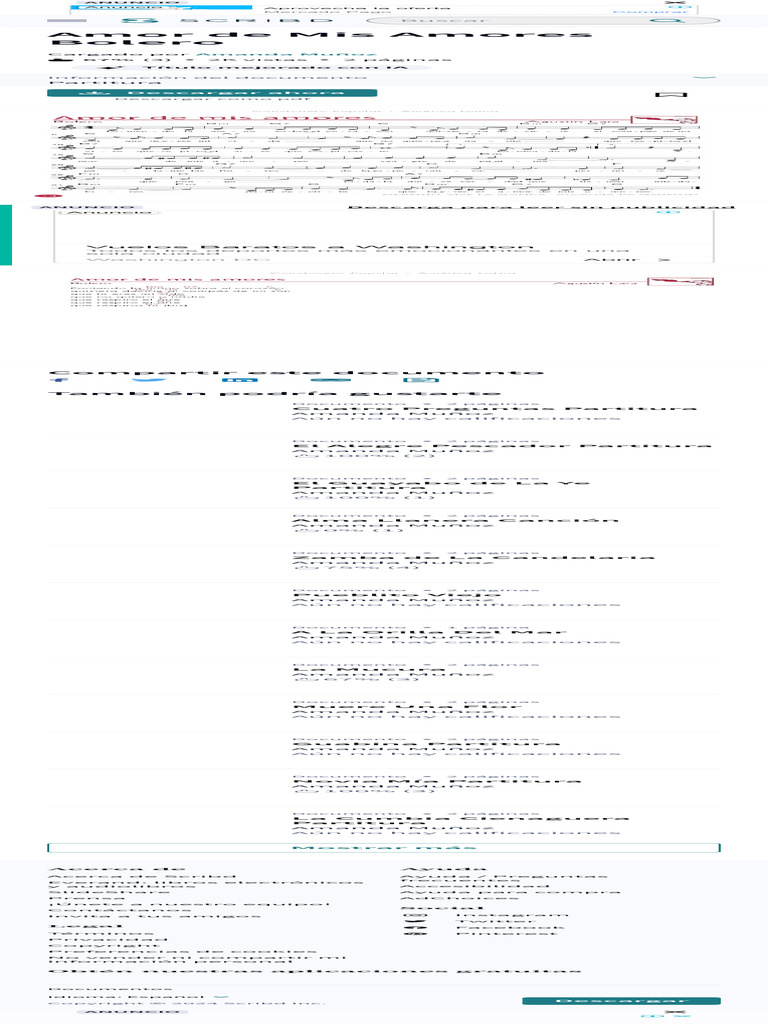 Amor de Mis Amores Bolero PDF 2 | PDF