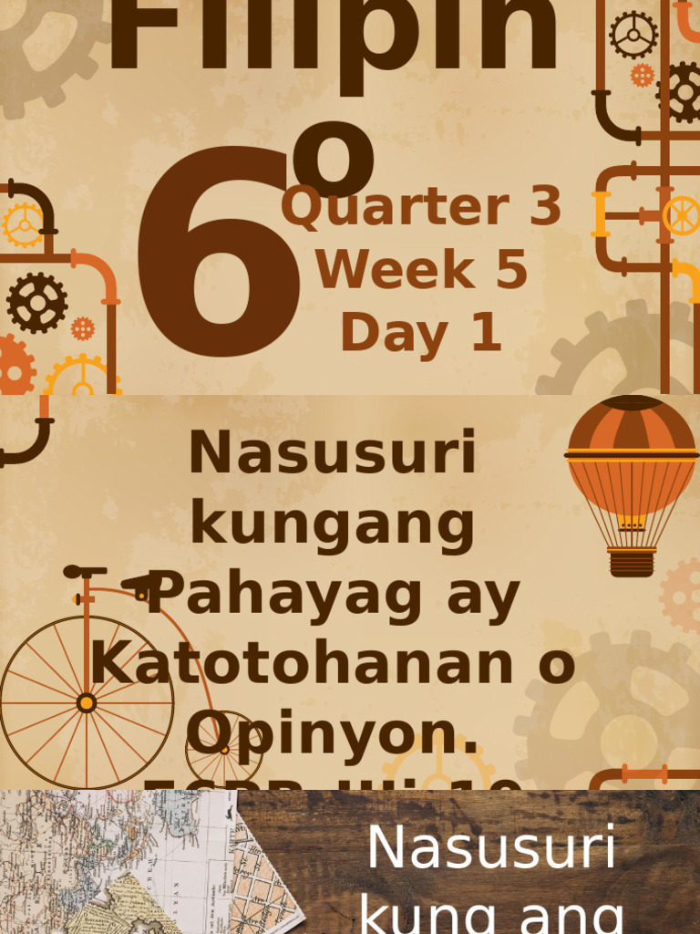 FIL 6 W5 Q3 | PDF