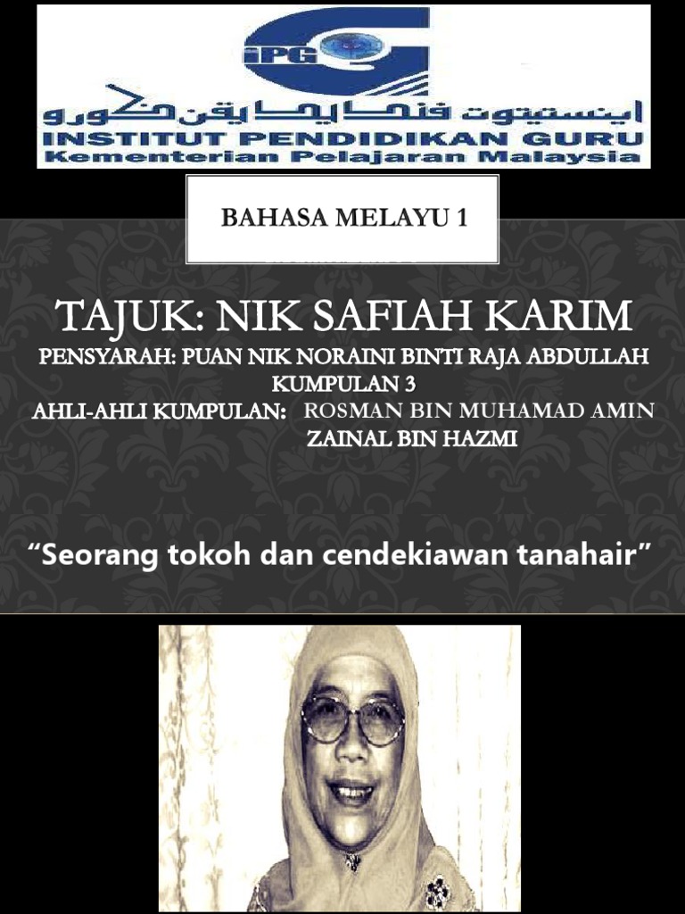 Presentation BM - 1 Nik Safiah Karim | PDF