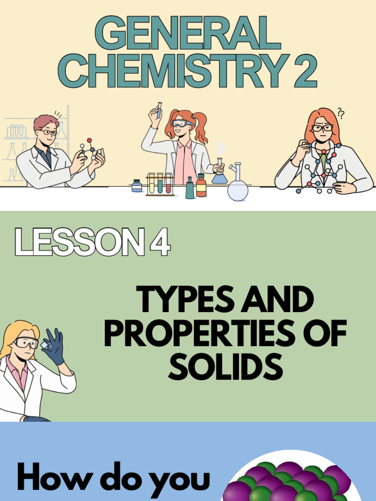 Types and Properties of Solids | PDF
