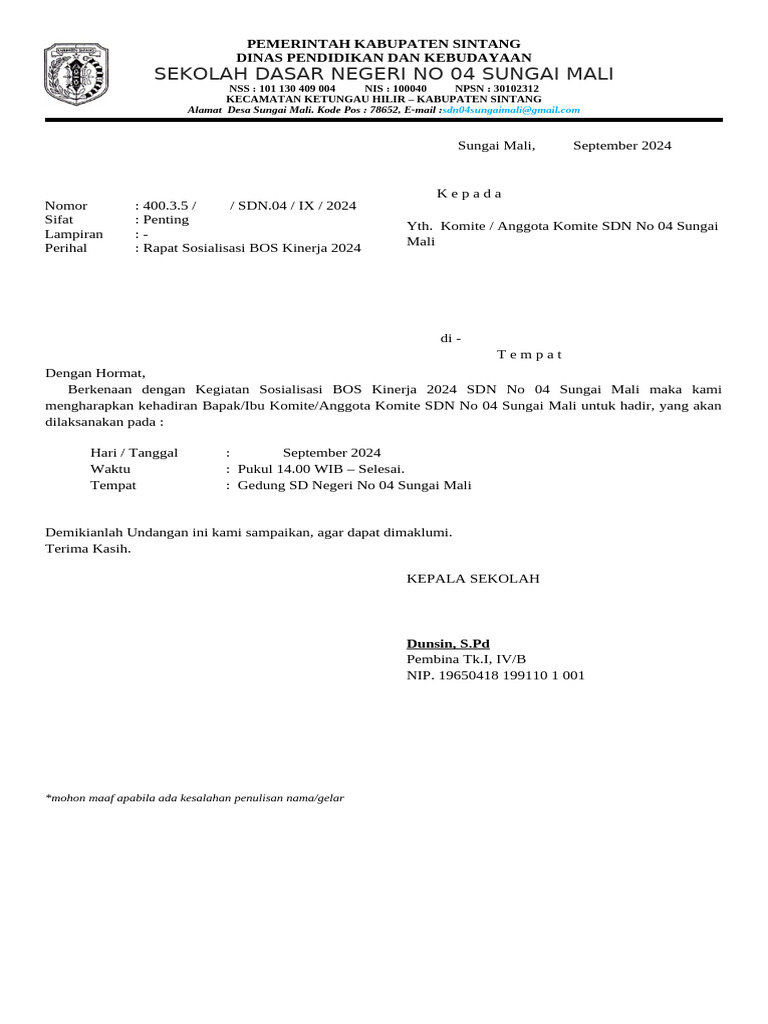 Undangan PRB 2 | PDF