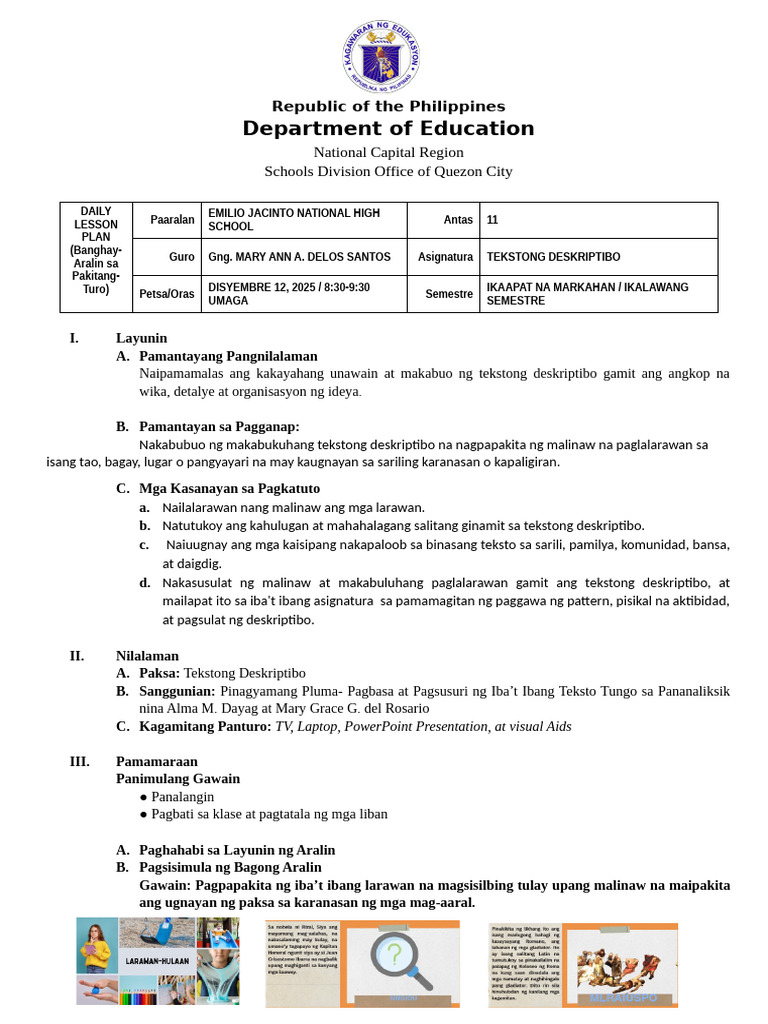 CO DLP Pagbasa | PDF
