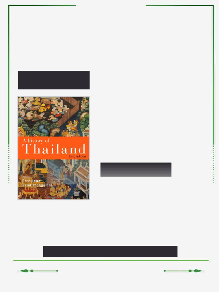 A History of Thailand 3rd Edition Chris Baker ebook detailed section ...