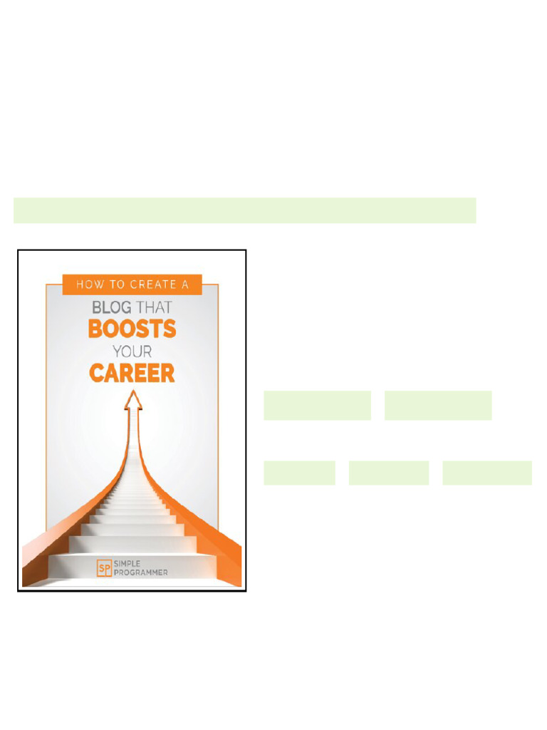 Simpleprogrammer Blogging Course Workbook 2nd Edition John Sonmez ebook ...