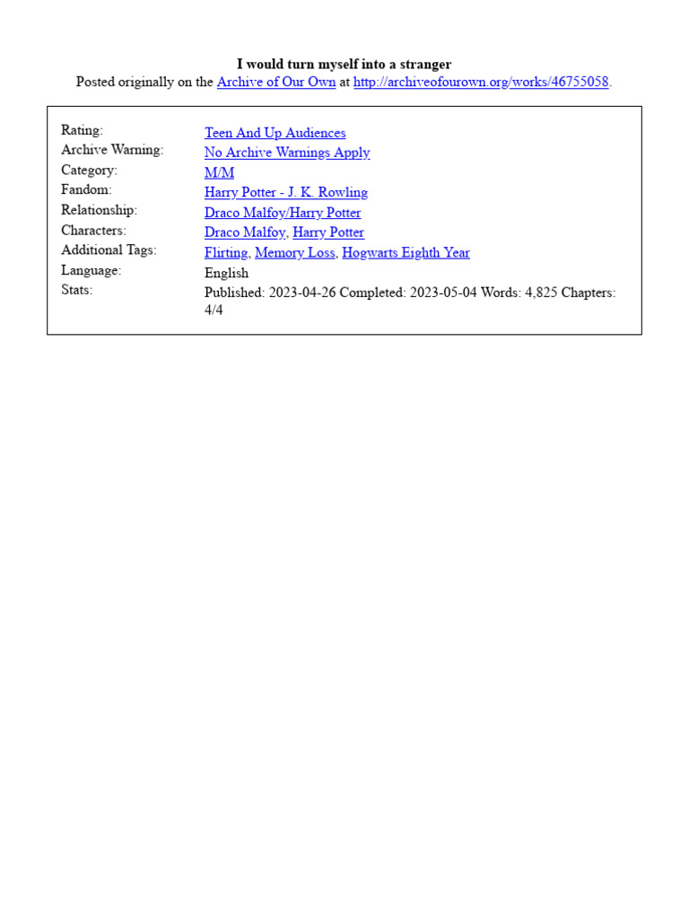 I Would Turn Myself Into | PDF | Harry Potter | J. K. Rowling