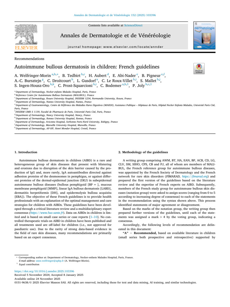 French Guidelines for Pediatric AIBD | PDF | Coeliac Disease | Diseases ...