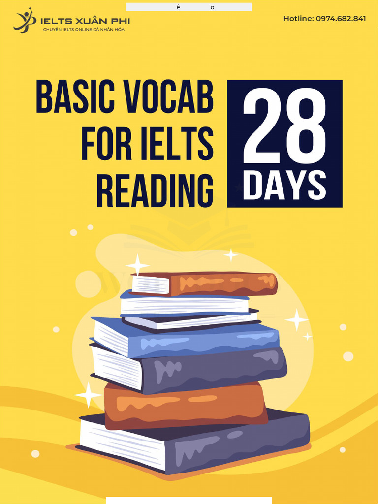 Basic Vocab for Ielts Reading 28 Days | PDF