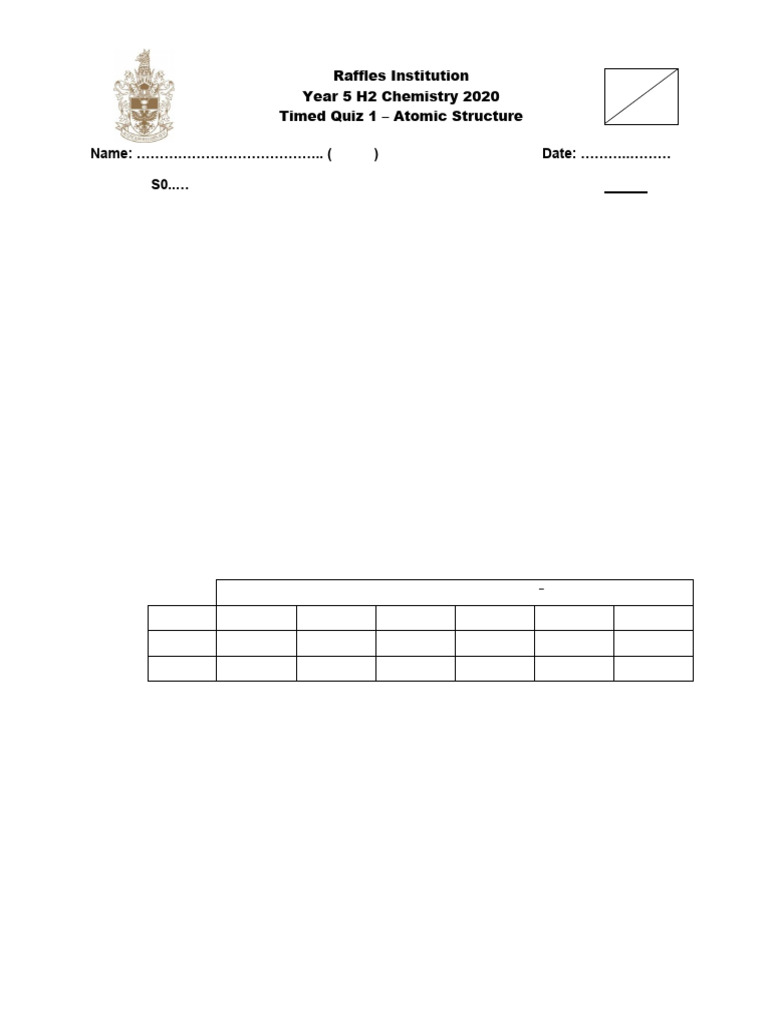 ATOMIC STRUCTURE 1 | PDF | Ion | Electron