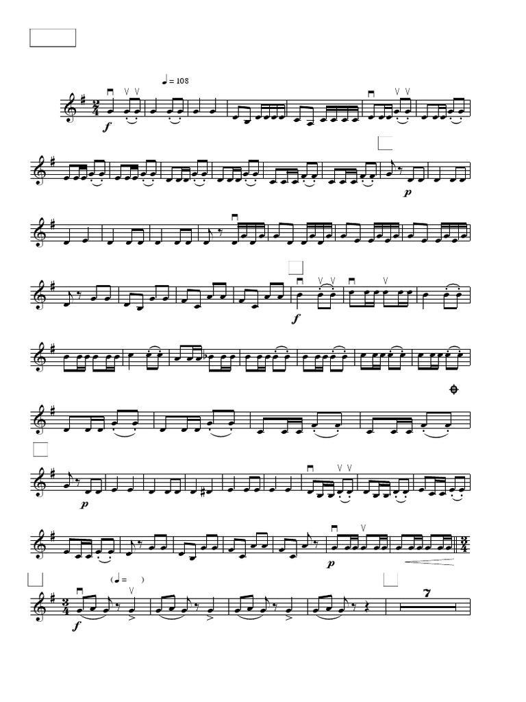 Capriccio Espagnolx - Violin II | PDF