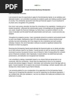 Study Plan Template for Scholarships | PDF | Academic Degree | Academia