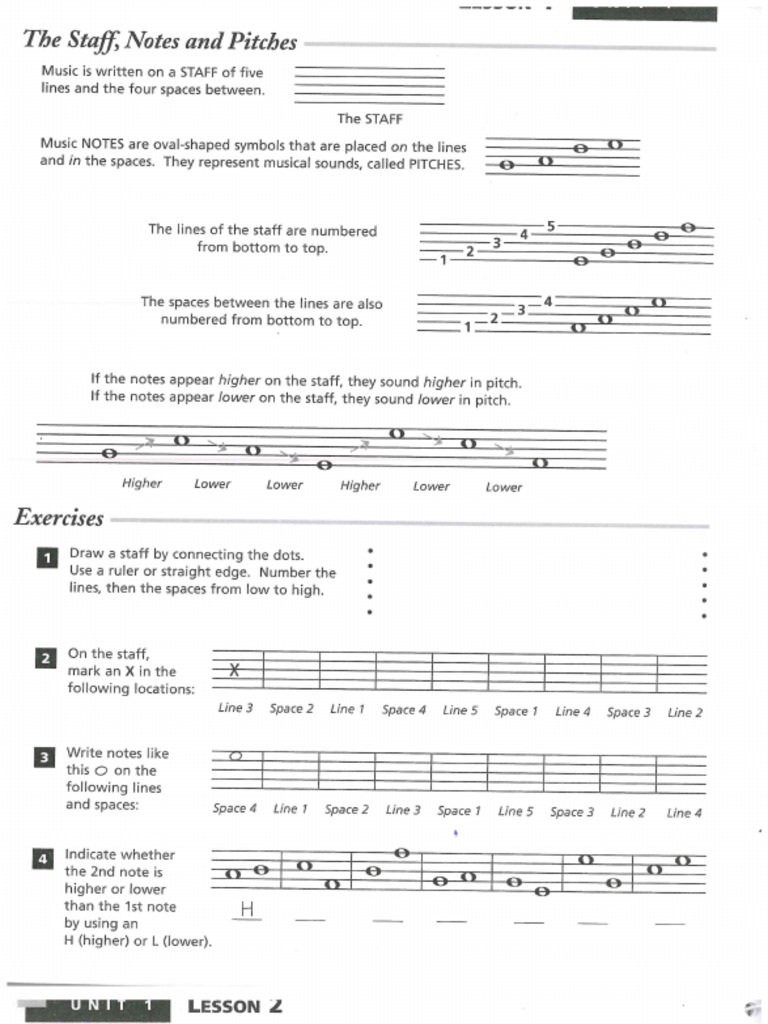 Notes and Pitches - Alfred 1 (0) | PDF