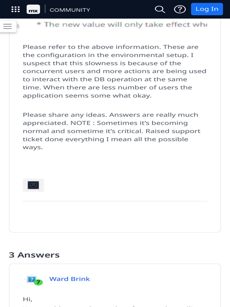 Database Slowness Solutions Inquiry | PDF
