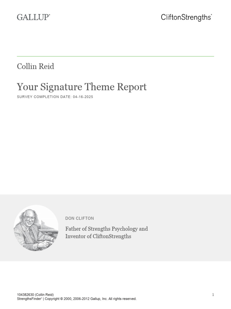 Reid Collin Signature Theme | PDF | Copyright | Thought