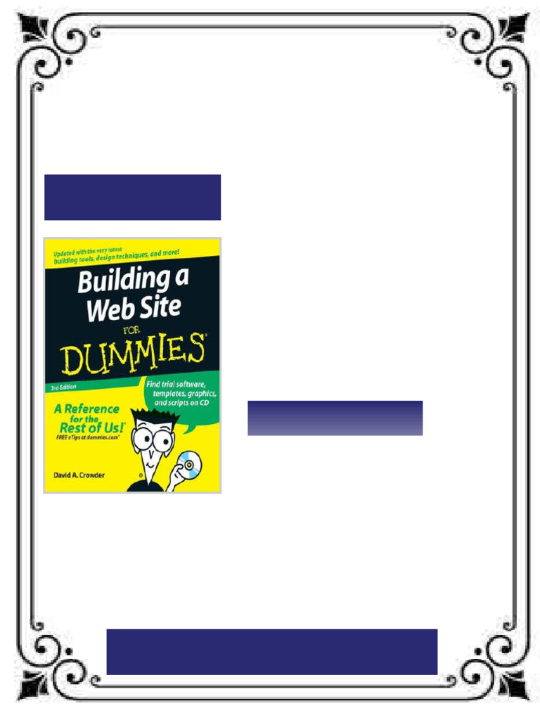 Building a web site for dummies 3rd Edition David A. Crowder ebook ...