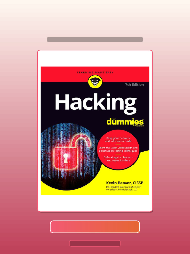 Test Bank for Hacking for Dummies 7th Edition | PDF