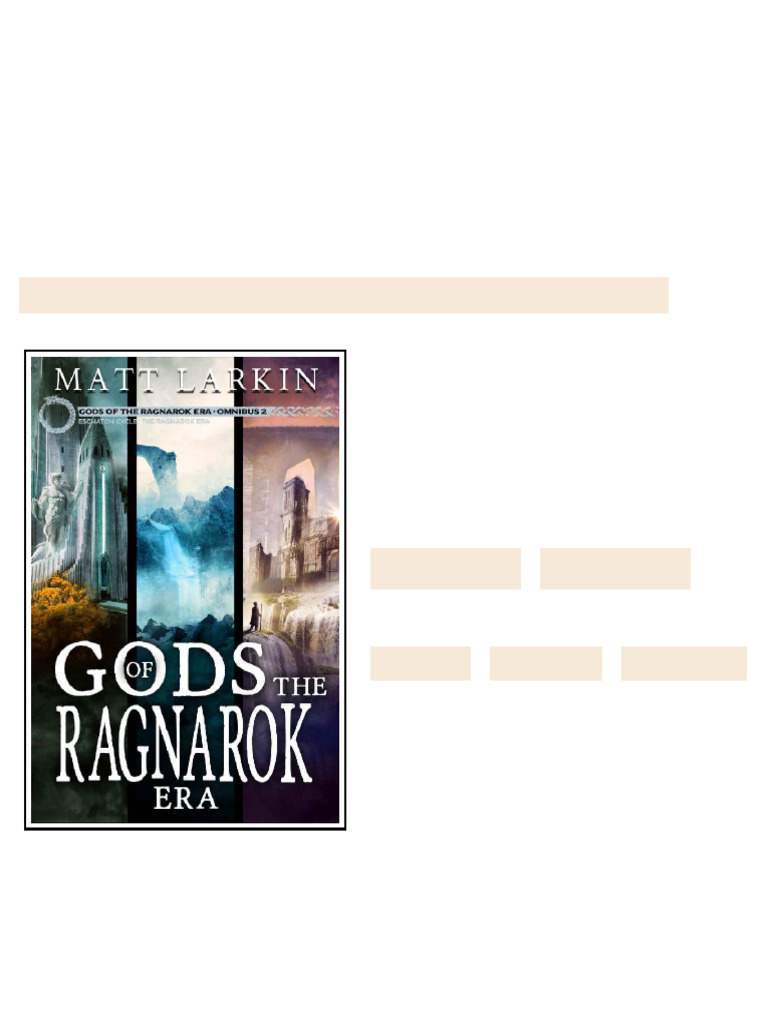 Gods Of The Ragnarok Era Omnibus 2 Books 46 Matt Larkin Larkin ebook ...